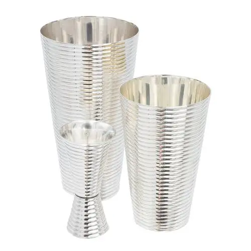 PRINCE OF SCOTS Fluted 3-piece Cocktail Shaker Set