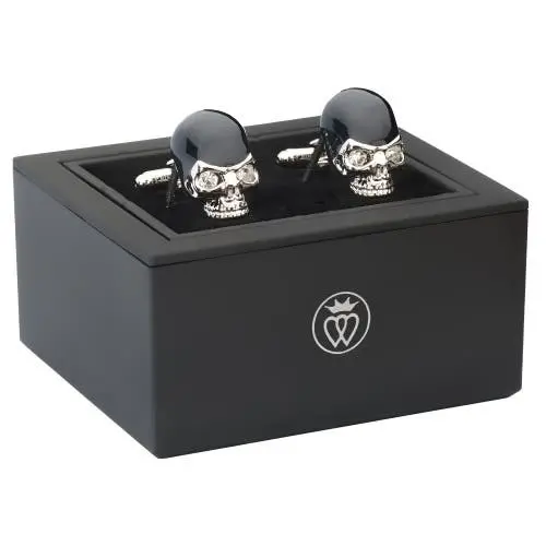 PRINCE OF SCOTS Crystal Skull Cufflinks