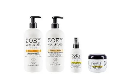 ZOEY NATURALS Sweet Citrus Nourishing Care Essentials