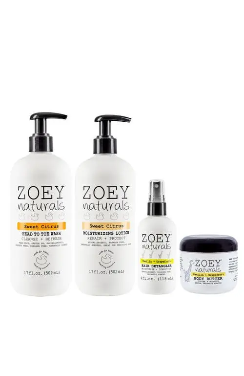 ZOEY NATURALS Sweet Citrus Nourishing Care Essentials