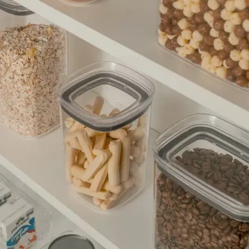 OU Airtight Stackable Food Storage Container Set With Leak Proof Lid