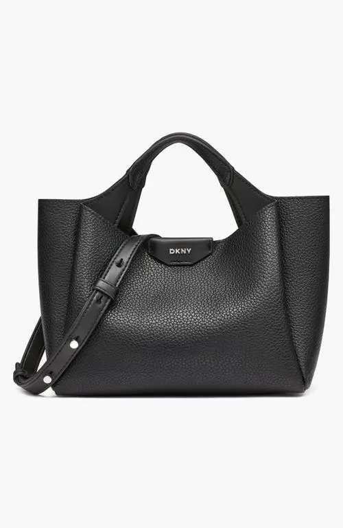 Dkny Willa Mini Satchel - Black/silver