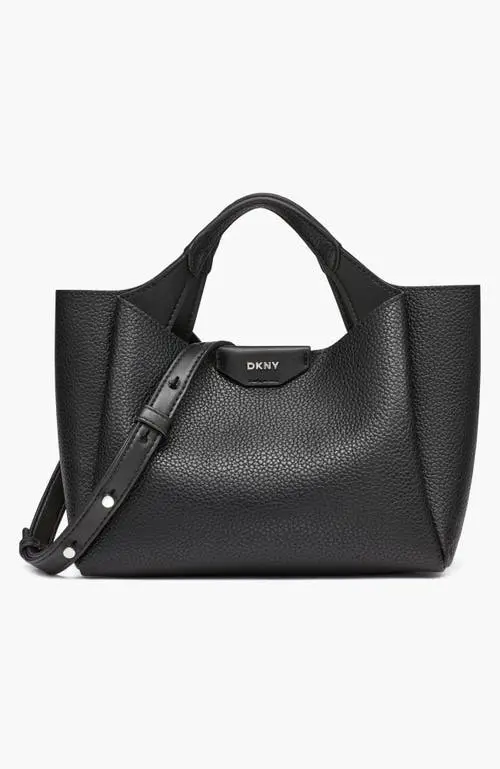 Dkny Willa Mini Satchel - Black/silver