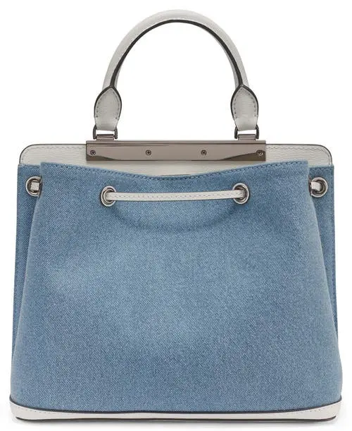 Karl Lagerfeld Paris Evelina Bucket Bag - Light Denim