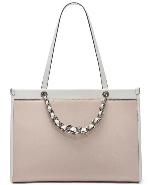 Karl Lagerfeld Paris Savoie Canvas Tote - Light Pink