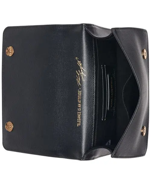 Karl Lagerfeld Paris Simione Satchel - Natural/black