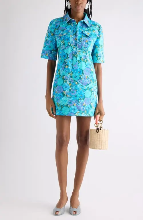 Chloé Daisies Twill Minidress