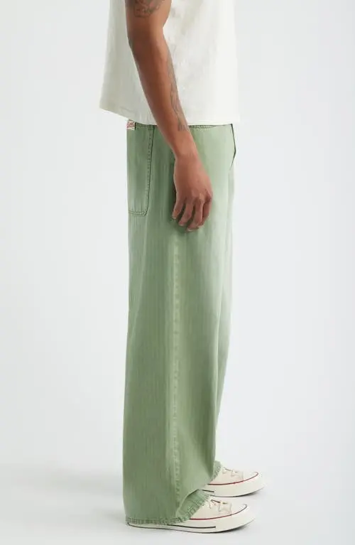 ELWOOD Archive Herringbone Twill Pants