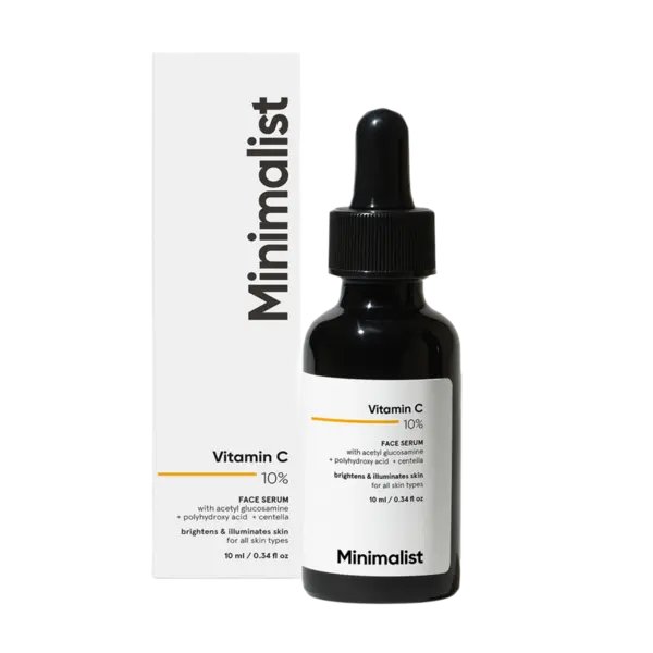 MINIMALIST Vitamin C 10% Brightening Face Serum For Glowing Skin - One-color