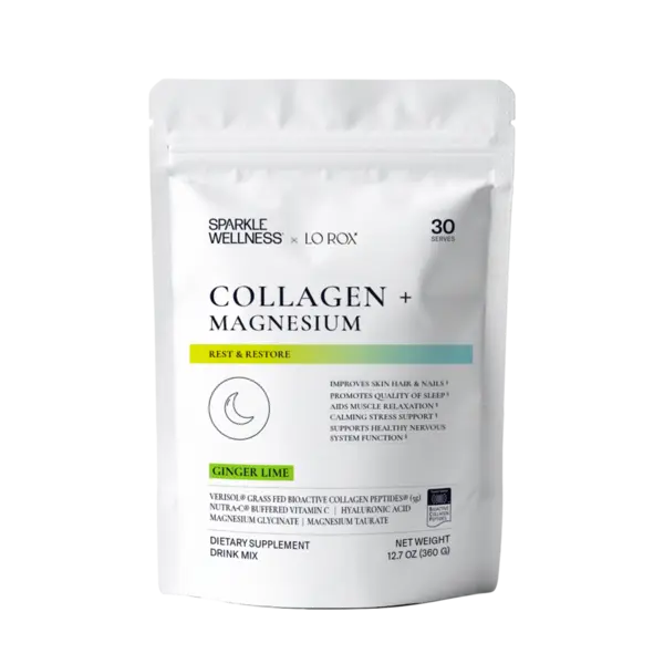 SPARKLE WELLNESS Collagen + Magnesium With Verisol Bioactive Collagen Peptides & Magnesium Ginger Lime - One-color