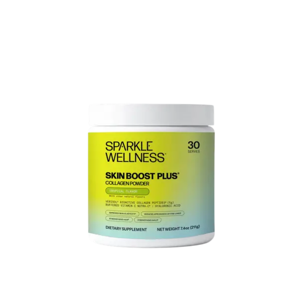 SPARKLE WELLNESS Skin Boost Plus Verisol Bioactive Collagen Peptides Tropical 30 Servings - One-color