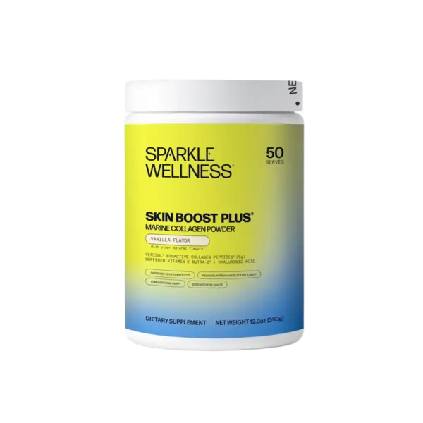 SPARKLE WELLNESS Marine Skin Boost Plus With Verisol Bioactive Collagen Peptides Vanilla 50 Servings - One-color