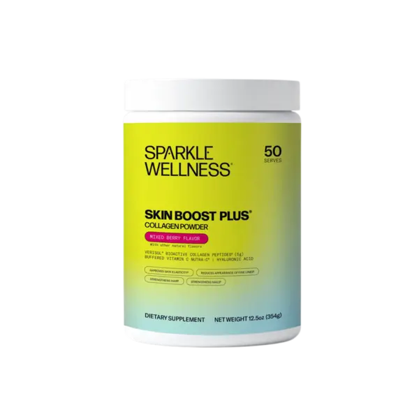 SPARKLE WELLNESS Skin Boost Plus Verisol Bioactive Collagen Peptides Mixed Berry 50 Servings - One-color