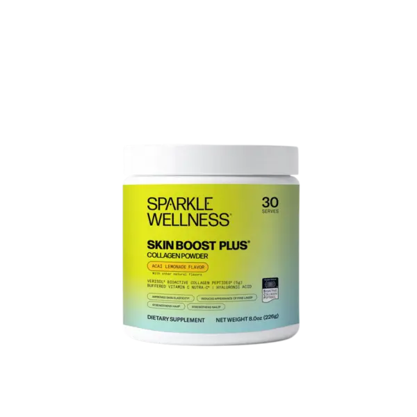 SPARKLE WELLNESS Skin Boost Plus Verisol Bioactive Collagen Peptides Acai Lemonade 30 Servings - One-color