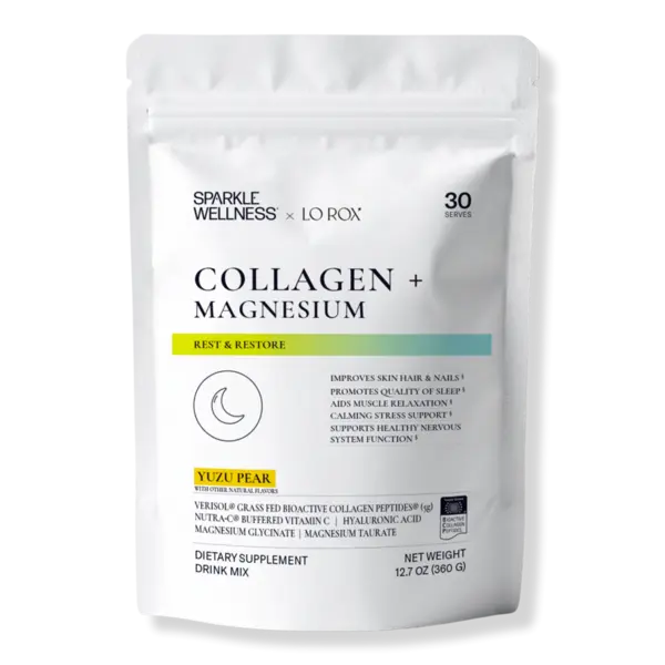 SPARKLE WELLNESS Collagen + Magnesium With Verisol Bioactive Collagen Peptides & Magnesium Yuzu Pear - One-color