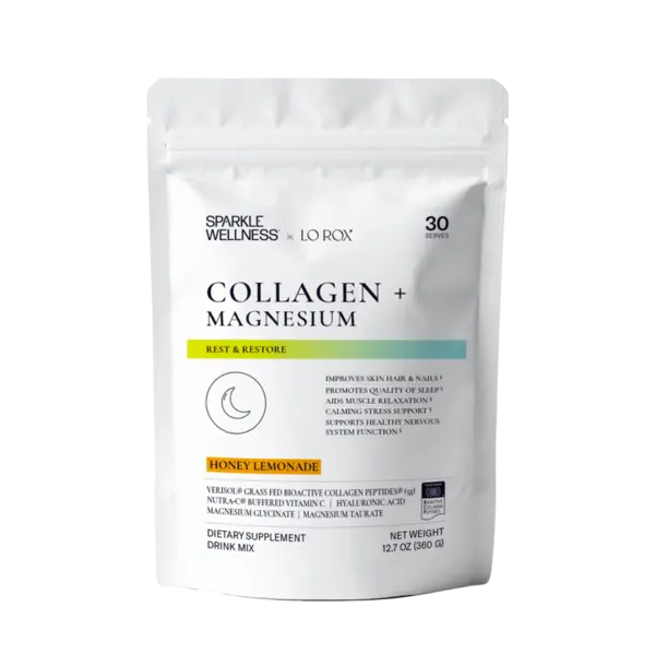 SPARKLE WELLNESS Collagen + Magnesium With Verisol Bioactive Collagen Peptides & Magnesium Honey Lemonade - One-color