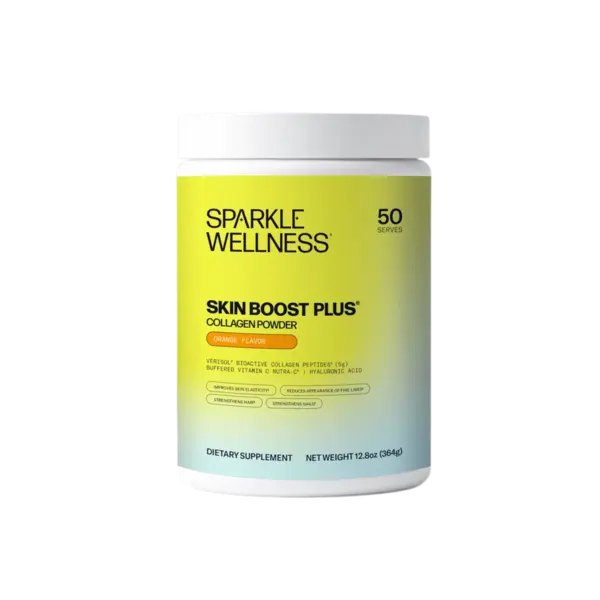 SPARKLE WELLNESS Skin Boost Plus Verisol Bioactive Collagen Peptides Orange 50 Servings - One-color