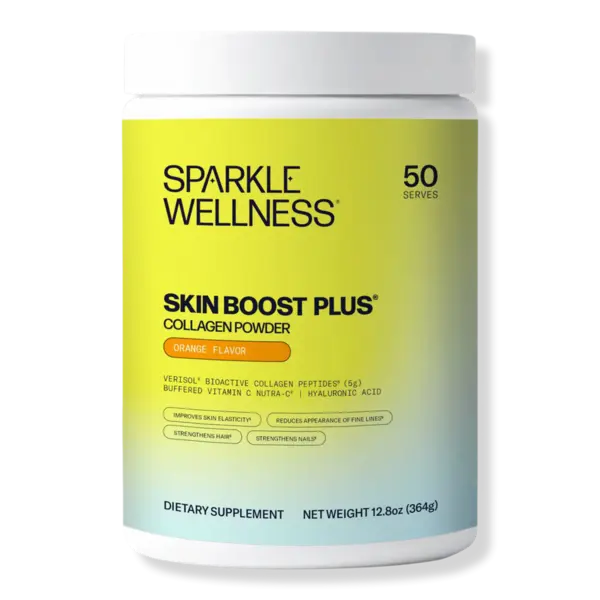 SPARKLE WELLNESS Skin Boost Plus Verisol Bioactive Collagen Peptides Orange 50 Servings - One-color