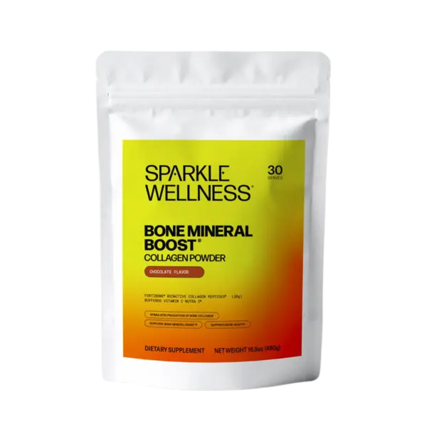 SPARKLE WELLNESS Bone Mineral Boost Collagen Powder Chocolate - One-color