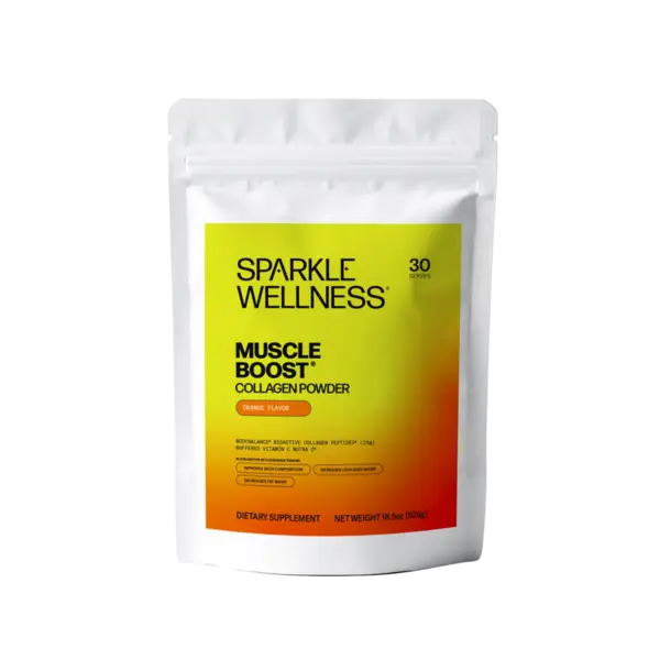 SPARKLE WELLNESS Muscle Boost Body Balance Bioactive Collagen Peptides Orange - One-color
