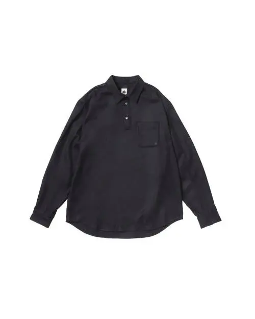 VOWELS Pullover Shirt - Black