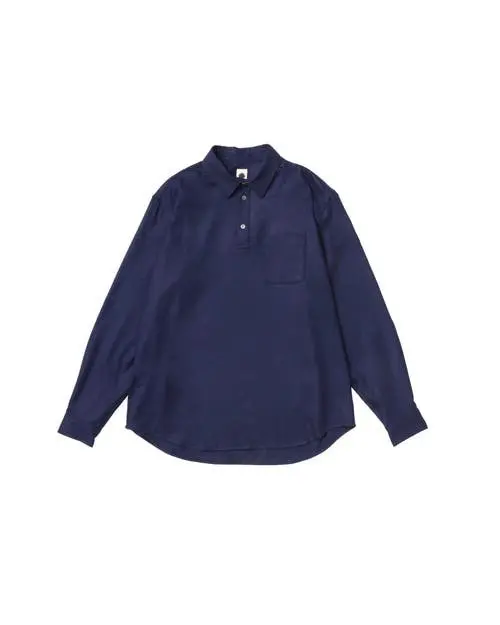 VOWELS Pullover Shirt - Navy