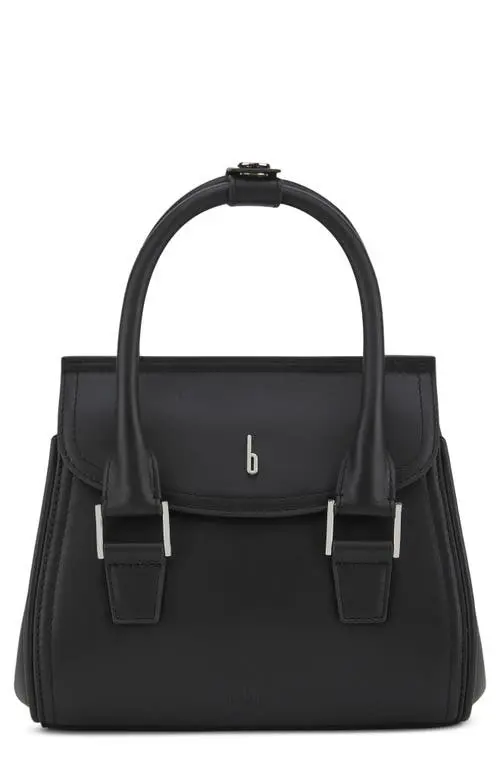 BEHNO Mini Coco Leather Satchel - Black