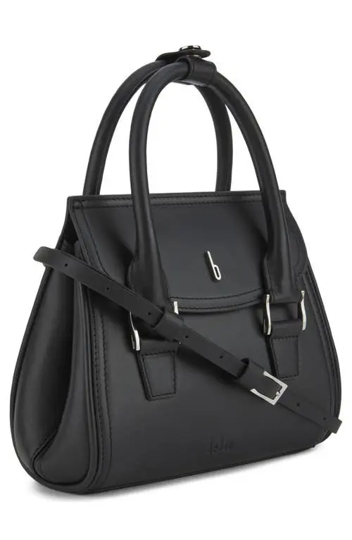 BEHNO Mini Coco Leather Satchel - Black