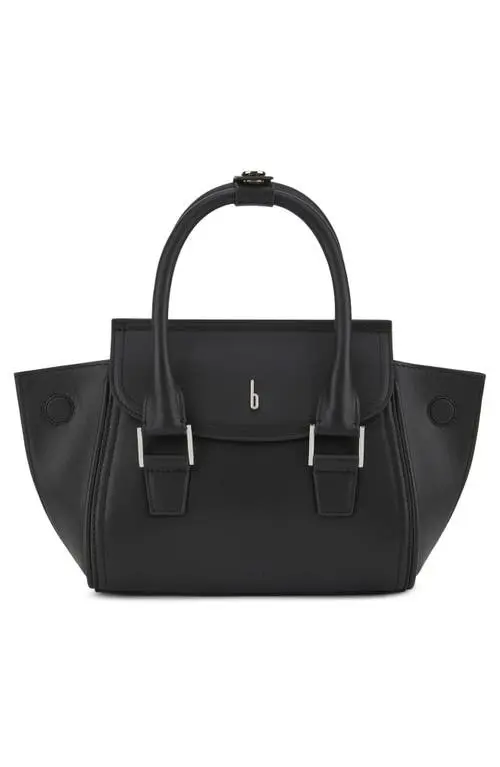 BEHNO Mini Coco Leather Satchel - Black