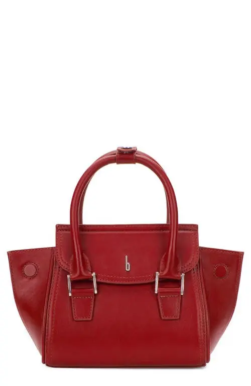 BEHNO Mini Coco Leather Satchel - Red