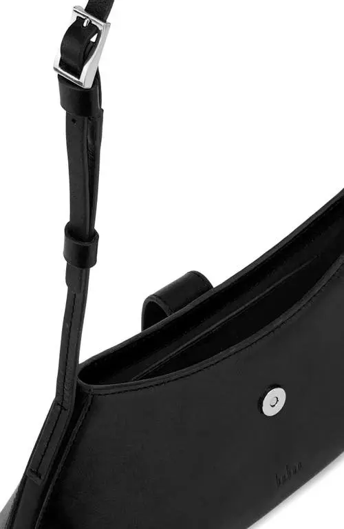 BEHNO Mini Ruth Leather Crossbody Bag - Black