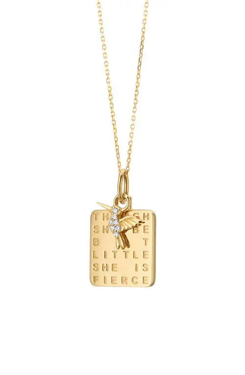 Monica Rich Kosann She Is Fierce Pendant Necklace - Gold