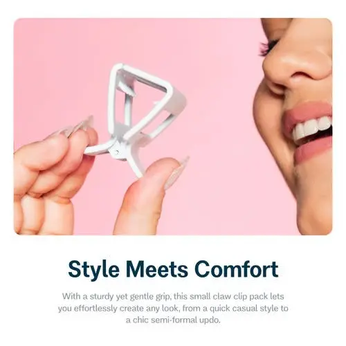 GIMME BEAUTY Rectangle Claw Clip Duo