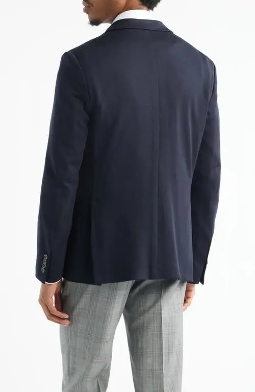 Zanella Treviso Wool & Silk Sport Coat - Navy