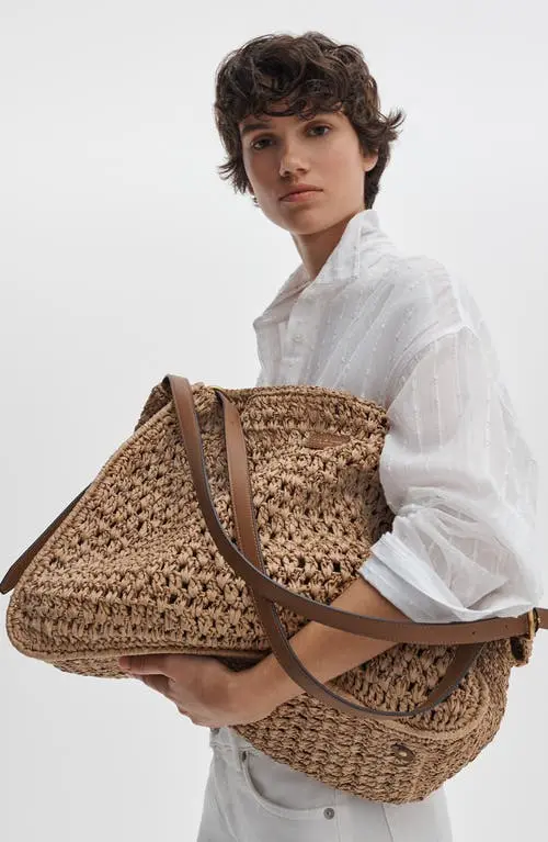 Rag & Bone Large River Straw Tote