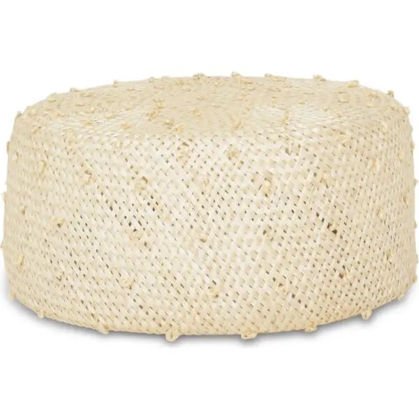 GIGI BURRIS MILLINERY Lauren Knotted Straw Pillbox Hat - Natural Knotted