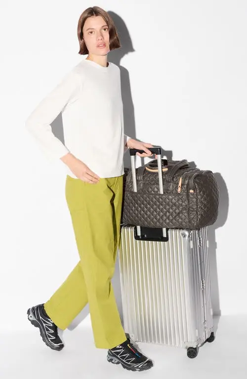 Mz Wallace Metro Team Iii Quilted Duffle Bag - Magnet