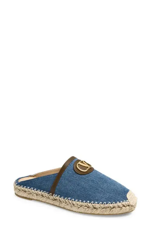 Valentino Garavani Vlogo Espadrille Mule - Denim