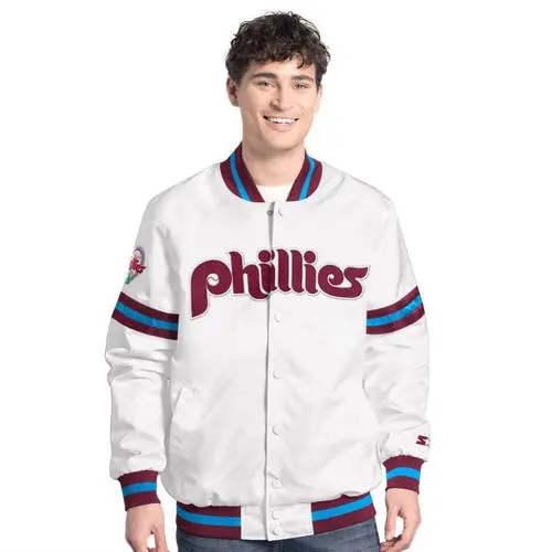 STARTER Philadelphia Phillies Cooperstown Scout Varsity Jacket