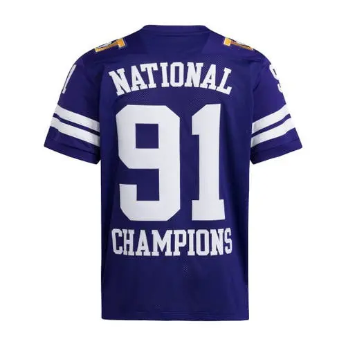 Adidas Washington Huskies 1991 National Championship Icon Football Jersey - Purple