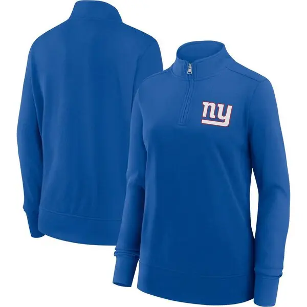 LOGO ATHLETIC New York Giants Velocity Quarter-zip Jacket