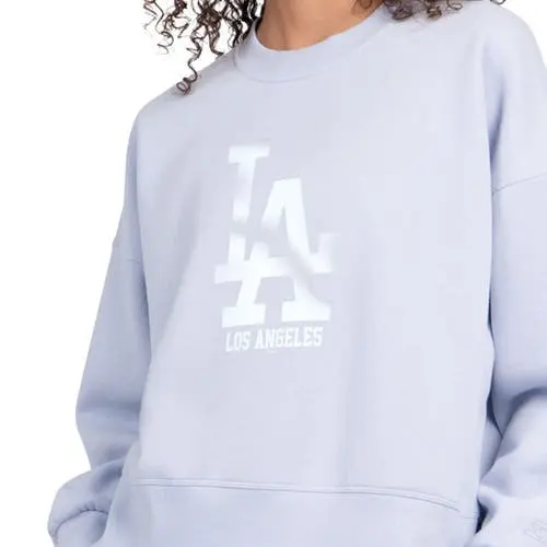 STARTER Los Angeles Dodgers Fleece Sweatshirt - Light Blue