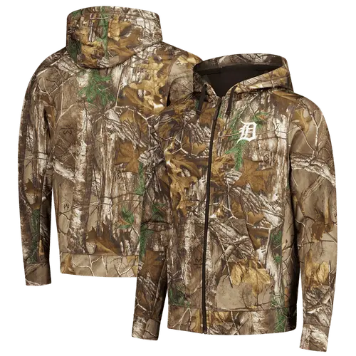 DUNBROOKE Detroit Tigers Trophy Realtree Full-zip Hoodie - Camo