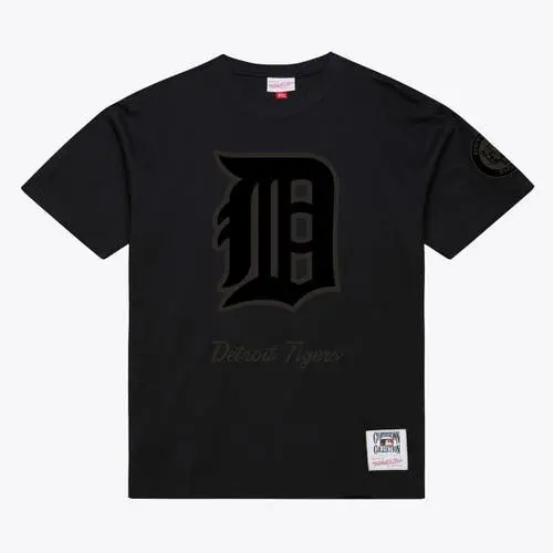 Mitchell & Ness Detroit Tigers Cooperstown Collection Phantom T-shirt - Black
