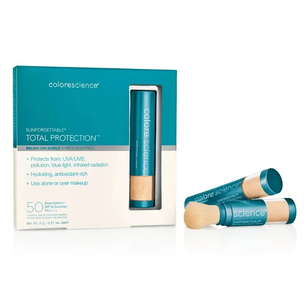 COLORESCIENCE Sunforgettable Total Protection Brush-on Shield Spf 50 Multipack - Fair