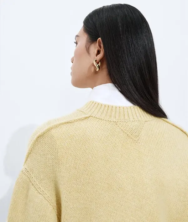 Bottega Veneta Cashmere Twisted Sweater - Butter