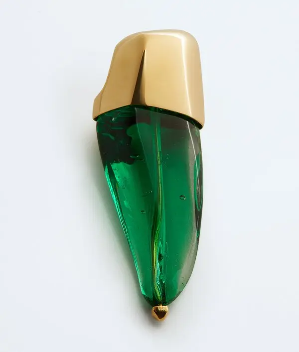 Bottega Veneta Prisma Earrings - Grass Green