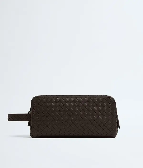 Bottega Veneta Intrecciato Piccolo Travel Pouch - Fondant