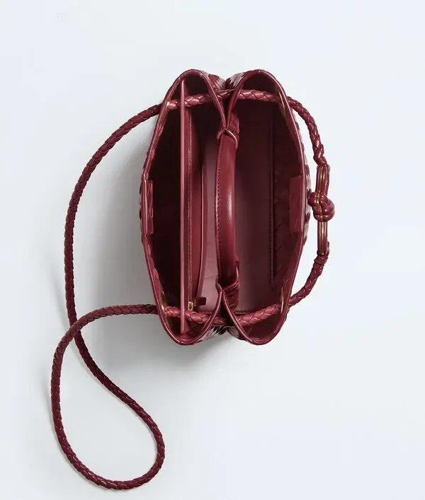 Bottega Veneta Small Andiamo Top Handle Bag - Lava Red