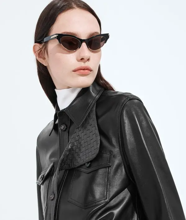 Bottega Veneta Angle Cat Eye Sunglasses